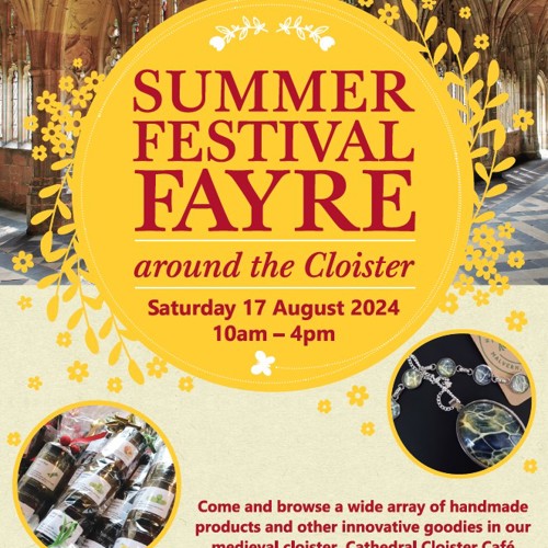 Summer Festival Fayre in the Cloister | Worcester Cathedral
